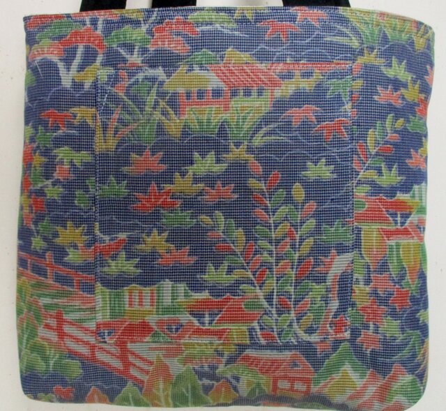 8039 花嫁衣装で作った手提げ袋 | iichi 日々の暮らしを心地よくするハンドメイドやアンティークのマーケットプレイス