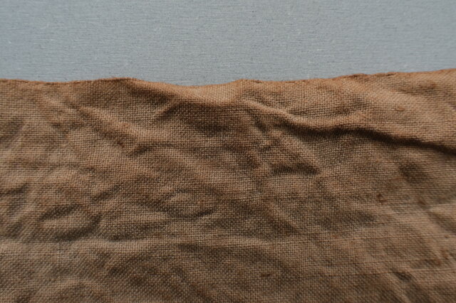 柿渋染めリネンクロス 淡 36×100cm | iichi 日々の暮らしを心地よくするハンドメイドやアンティークのマーケットプレイス