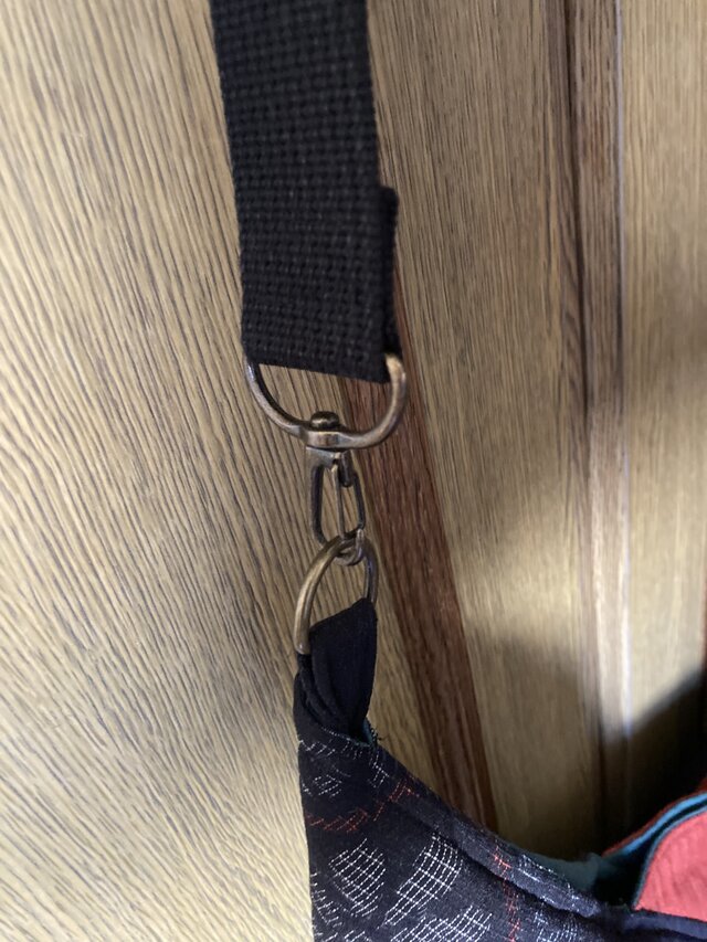 NO.356 あずま袋風ショルダーバッグ | iichi 日々の暮らしを心地よくするハンドメイドやアンティークのマーケットプレイス