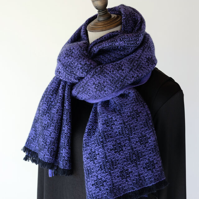 手織りカシミヤ100%ストール【澪華＊06】 | iichi 日々の暮らしを心地よくするハンドメイドやアンティークのマーケットプレイス