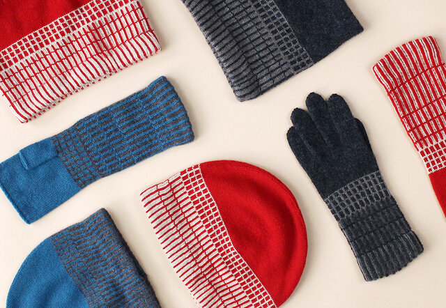 カシミヤ100：% PERCENT ネックウォーマー （ブルー）ホールガーメント ギフトBOX フリーサイズ | iichi 日々の暮らしを心地よくするハンドメイドやアンティークのマーケットプレイス