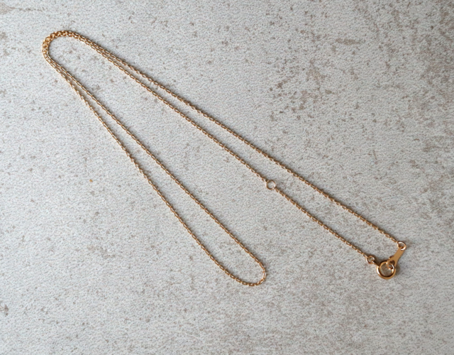 [Sale]K18チェーンネックレス 1点限り | iichi 日々の暮らしを心地よくするハンドメイドやアンティークのマーケットプレイス