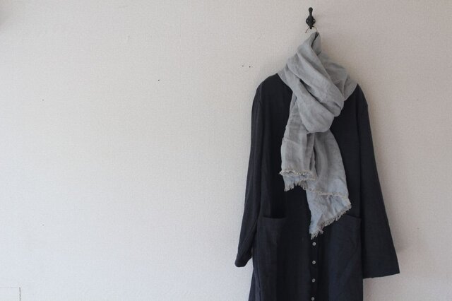 【年末SALE】linen wool リネンウール羽織とストールセット | iichi 日々の暮らしを心地よくするハンドメイドやアンティークのマーケットプレイス