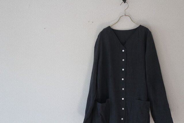 【年末SALE】linen wool リネンウール羽織とストールセット | iichi 日々の暮らしを心地よくするハンドメイドやアンティークのマーケットプレイス