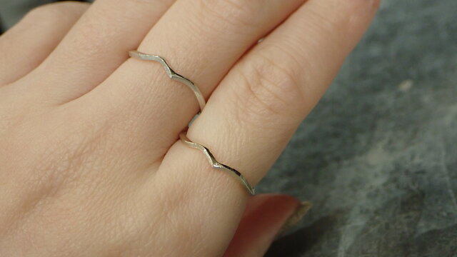 Kamome SV Ring | iichi 日々の暮らしを心地よくするハンドメイドやアンティークのマーケットプレイス