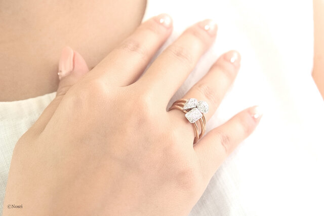 M様 オーダーリング (Neo Stella Square Ring) | iichi 日々の暮らしを心地よくするハンドメイドやアンティークのマーケットプレイス