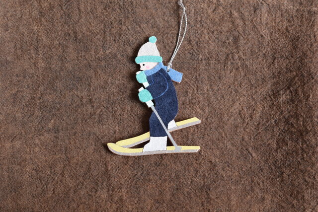 オーナメント スキー | iichi 日々の暮らしを心地よくするハンドメイドやアンティークのマーケットプレイス