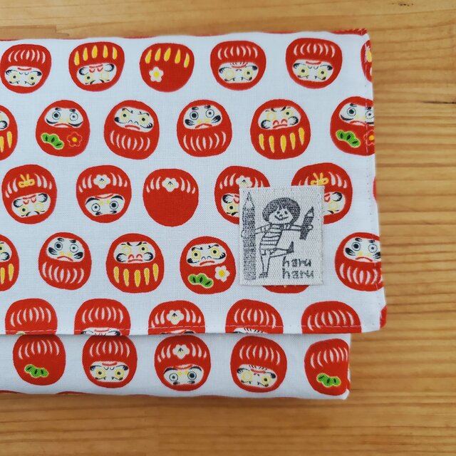 御朱印帳ケース・マルチケース(だるま) | iichi 日々の暮らしを心地よくするハンドメイドやアンティークのマーケットプレイス