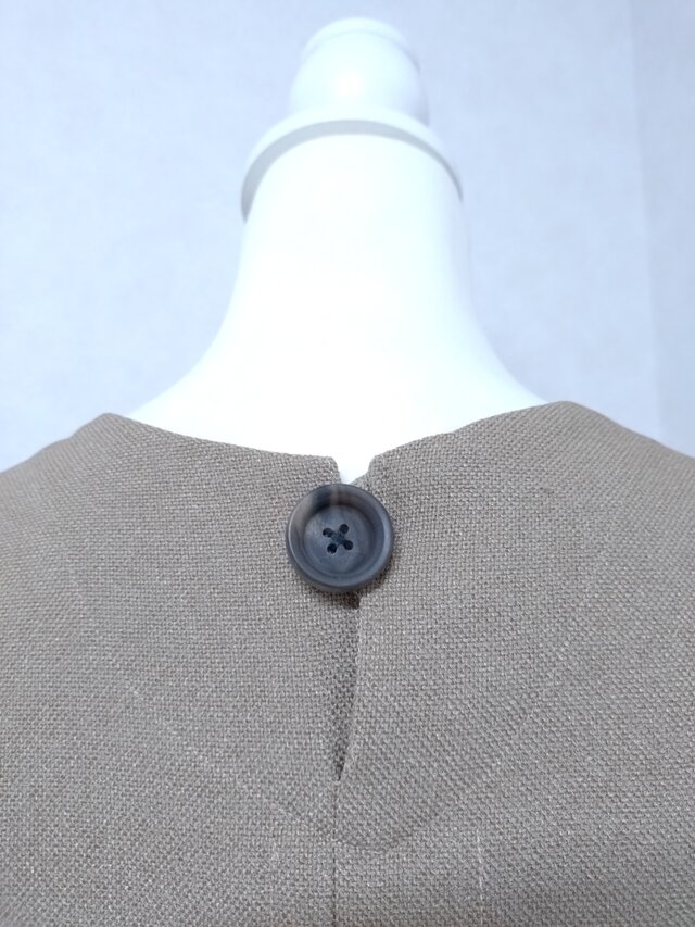 エレガントさと、ざっくり感と、しなやかチュニックワンピ。VPO−321 | iichi 日々の暮らしを心地よくするハンドメイドやアンティークのマーケットプレイス