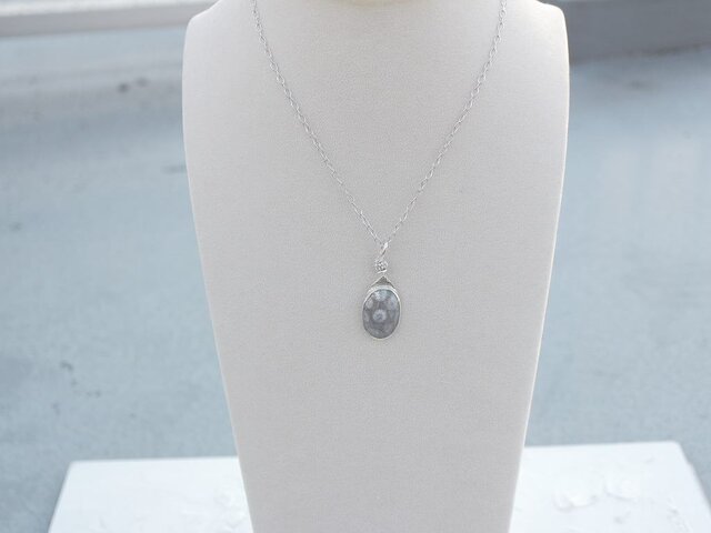 石の花＊フォッシルコーラル＊シルバーペンダント＊no.725 | iichi 日々の暮らしを心地よくするハンドメイドやアンティークのマーケットプレイス