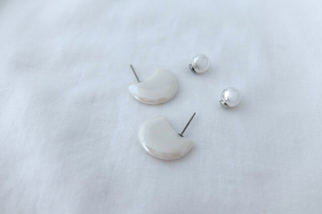 ピアス ship aurore | iichi 日々の暮らしを心地よくするハンドメイドやアンティークのマーケットプレイス