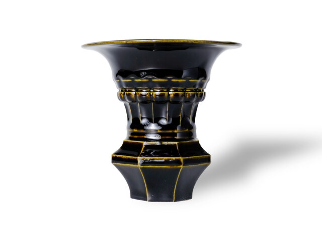 雷珠・Raiju / 天目ブラック（花瓶・VASE） | iichi 日々の暮らしを心地よくするハンドメイドやアンティークのマーケットプレイス