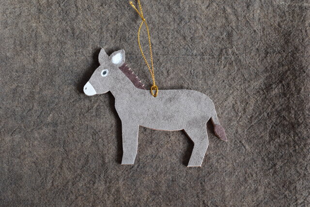 オーナメント ロバ | iichi 日々の暮らしを心地よくするハンドメイドやアンティークのマーケットプレイス