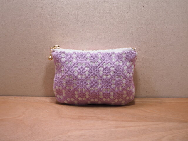 こぎん刺し ポーチ 刺繍 kogin | iichi 日々の暮らしを心地よくするハンドメイドやアンティークのマーケットプレイス