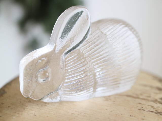 ROYAL KRONA / Lisa Larson / ガラスのオブジェ うさぎ No.5368 | iichi 日々の暮らしを心地よくするハンドメイドやアンティークのマーケットプレイス