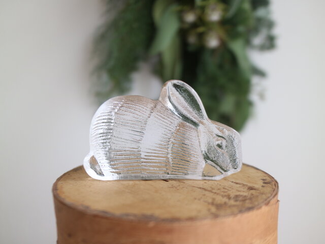 ROYAL KRONA / Lisa Larson / ガラスのオブジェ うさぎ No.5368 | iichi 日々の暮らしを心地よくするハンドメイドやアンティークのマーケットプレイス