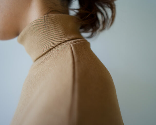 フライスコットンタートル/fries cotton turtle cutsew/mocha | iichi 日々の暮らしを心地よくするハンドメイドやアンティークのマーケットプレイス