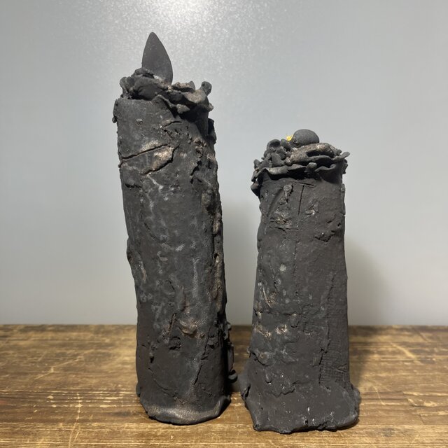 雛 No.65 黒釉 大 | iichi 日々の暮らしを心地よくするハンドメイドやアンティークのマーケットプレイス