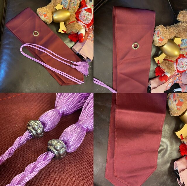 和洋折衷 着物 リメイク ワンピース ドレス 洗える 化繊 帯サッシュベルト 薄紫/パステルパープル/ラベンダー系 KW-546 | iichi 日々の暮らしを心地よくするハンドメイドや ...