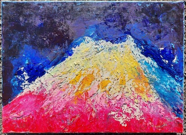 赤富士(Mount Fuji in Motion) | iichi 日々の暮らしを心地よくするハンドメイドやアンティークのマーケットプレイス