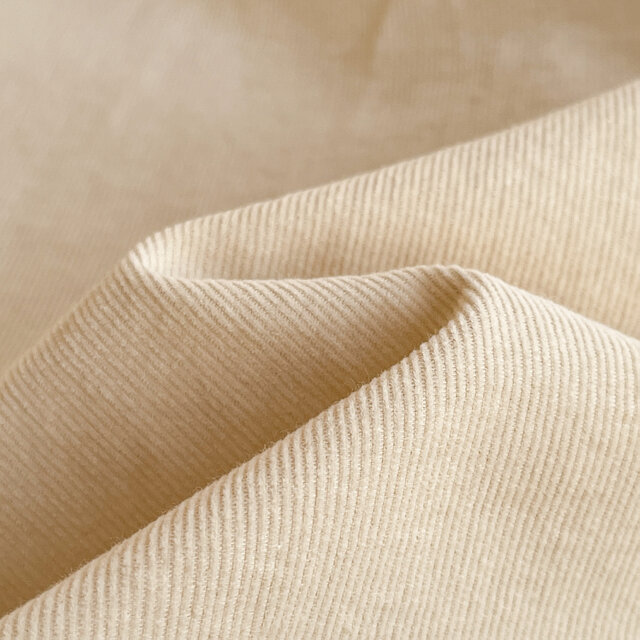★サンプルセール 1点のみ★ 025 コーデュロイシャツ 長袖シャツ ベージュ | iichi 日々の暮らしを心地よくするハンドメイドやアンティークのマーケットプレイス