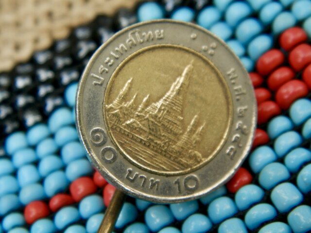 ＃P22 Thailand Coin Pony Hook | iichi 日々の暮らしを心地よくするハンドメイドやアンティークのマーケットプレイス