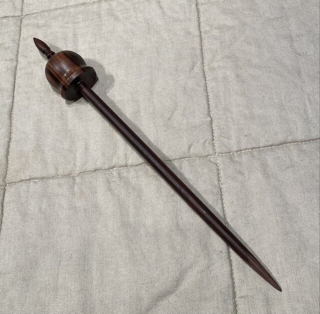 サポートスピンドル 縞黒檀(シマコクタン) 2025-7 | iichi 日々の暮らしを心地よくするハンドメイドやアンティークのマーケットプレイス