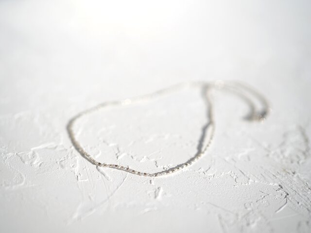 -Keshi pearl・Silver- choker | iichi 日々の暮らしを心地よくするハンドメイドやアンティークのマーケットプレイス