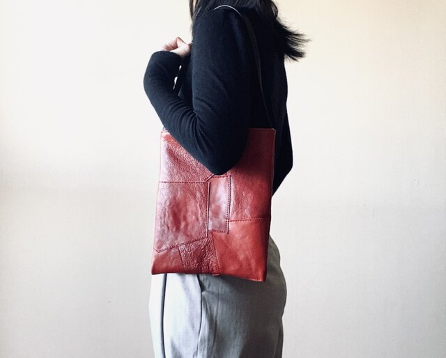 ツギハギ ワンショルダー | iichi 日々の暮らしを心地よくするハンドメイドやアンティークのマーケットプレイス