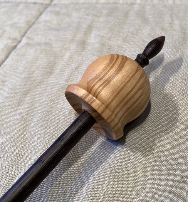 サポートスピンドル オリーブの木 2025-8 | iichi 日々の暮らしを心地よくするハンドメイドやアンティークのマーケットプレイス