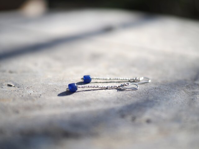 -Pyu beads- long pierce | iichi 日々の暮らしを心地よくするハンドメイドやアンティークのマーケットプレイス