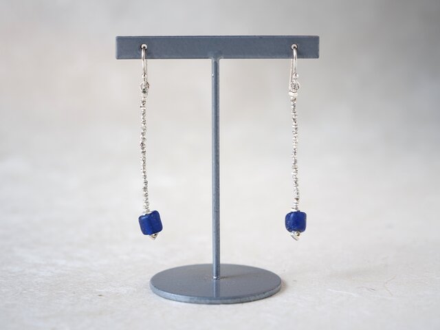 -Pyu beads- long pierce | iichi 日々の暮らしを心地よくするハンドメイドやアンティークのマーケットプレイス