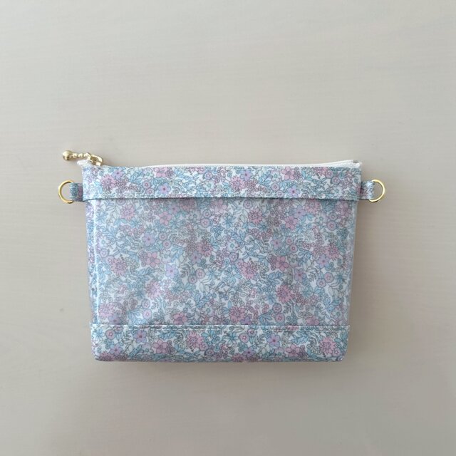 透明窓付きマチありポーチ⭐︎推し活〜デコレクションズ・A tiny flower（タイニーフラワー）〜ラミネート・推し活 | iichi 日々の暮らしを心地よくするハンドメイドやアンティークの ...