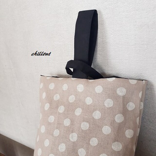 入園バッグ5点セット：ドット：ベージュ【0472】 | iichi 日々の暮らしを心地よくするハンドメイドやアンティークのマーケットプレイス