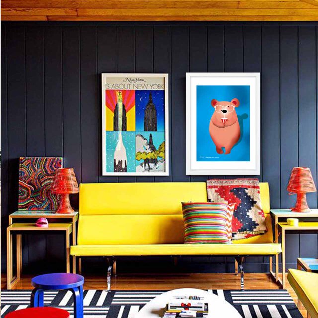 出てこないシェイク クマ 送料無料 個性が見つかるseiのサイト イラスト アート ポスター アートポスター A3 3300 | iichi 日々の暮らしを心地よくするハンドメイドや ...