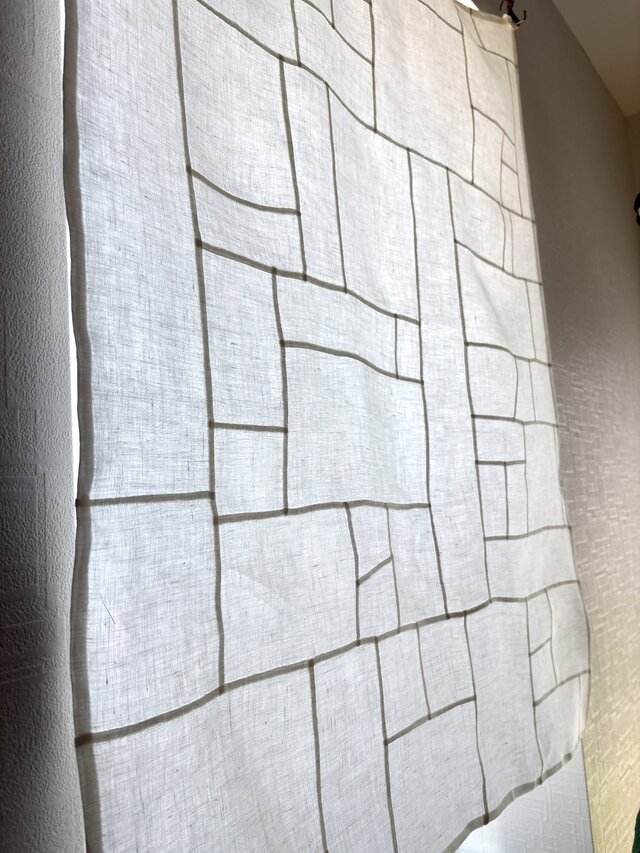 潔い真っ白なポジャギ no.7 | iichi 日々の暮らしを心地よくするハンドメイドやアンティークのマーケットプレイス