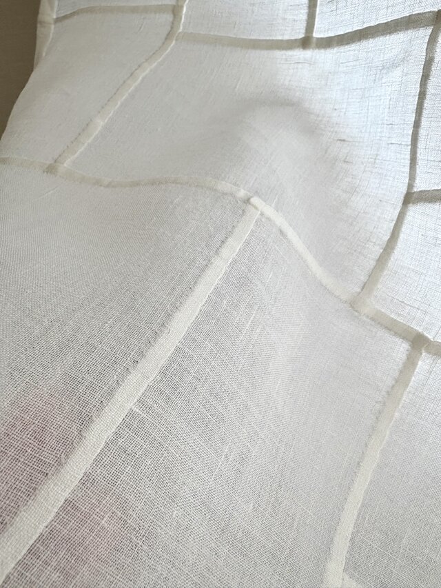 潔い真っ白なポジャギ no.7 | iichi 日々の暮らしを心地よくするハンドメイドやアンティークのマーケットプレイス