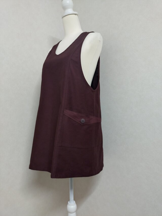 がっつり！、ジャンパースカート、エプロン、チュニック。CPS-340 | iichi 日々の暮らしを心地よくするハンドメイドやアンティークのマーケットプレイス