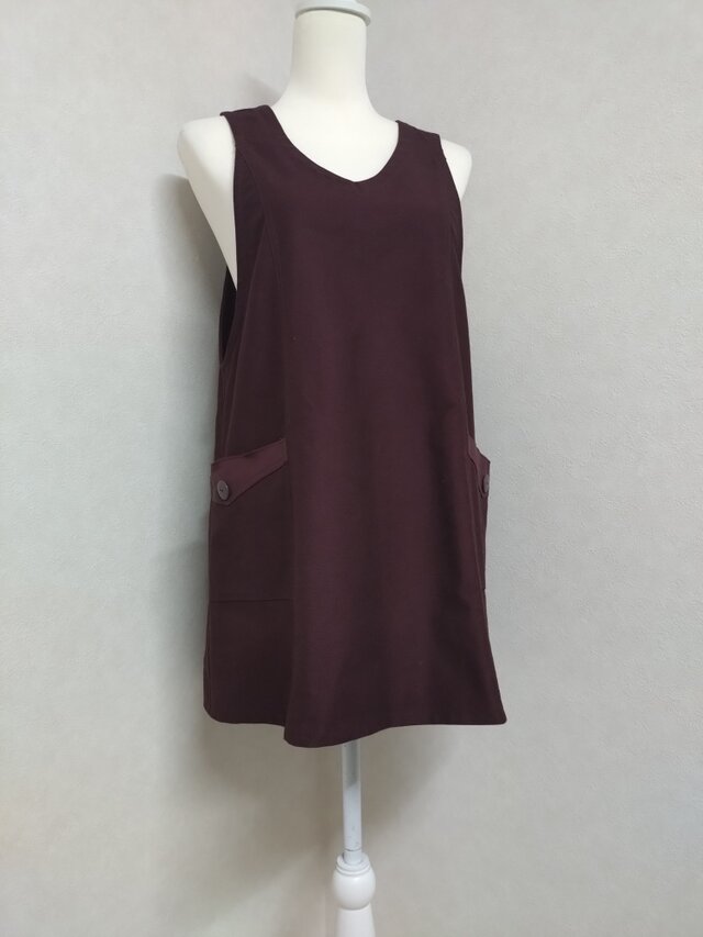 がっつり！、ジャンパースカート、エプロン、チュニック。CPS-340 | iichi 日々の暮らしを心地よくするハンドメイドやアンティークのマーケットプレイス