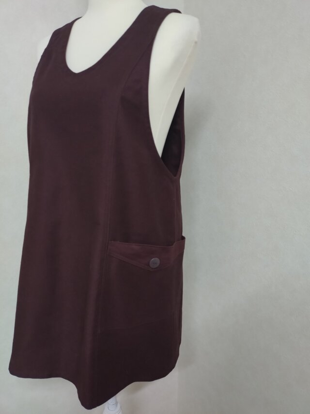 がっつり！、ジャンパースカート、エプロン、チュニック。CPS-340 | iichi 日々の暮らしを心地よくするハンドメイドやアンティークのマーケットプレイス