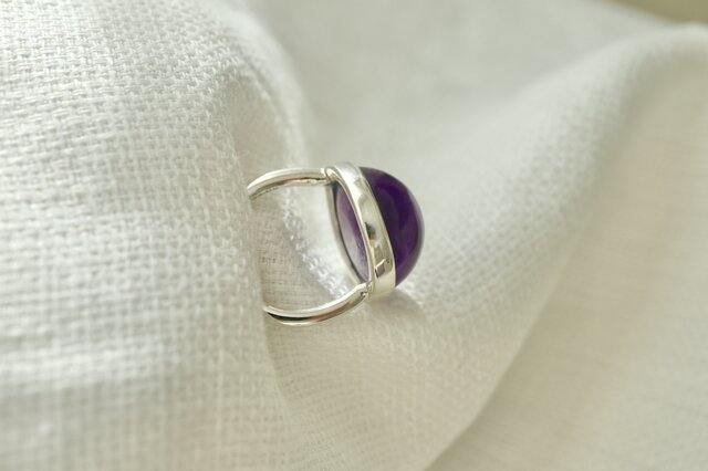 [grape風味のamethyst]ring | iichi 日々の暮らしを心地よくするハンドメイドやアンティークのマーケットプレイス