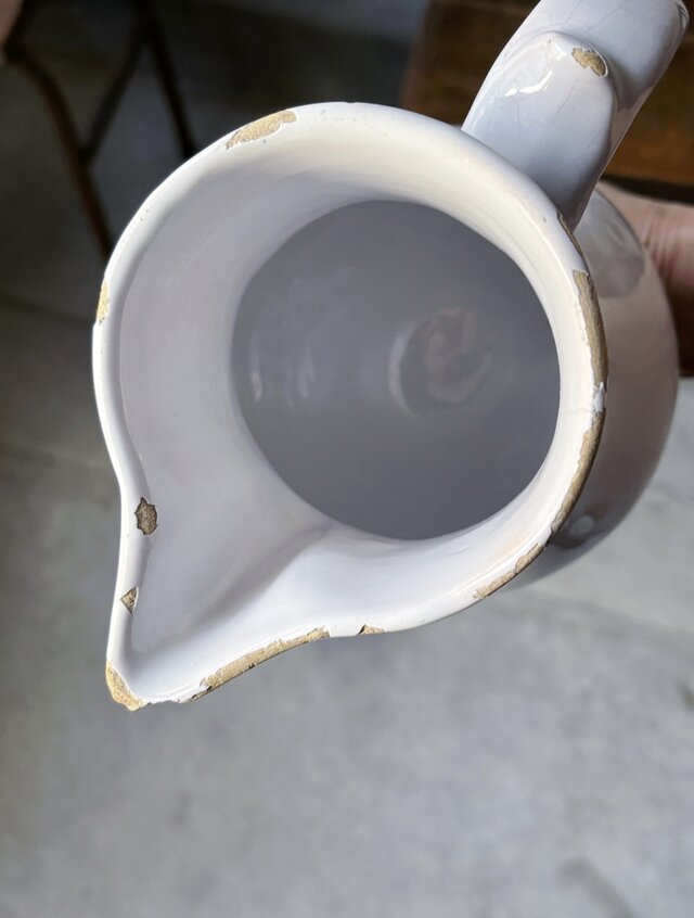 K&G LUNÉVILLE リュネヴィル ピシェ ピッチャー 花器 花瓶 h20.3cm フランス アンティーク 0502028 | iichi 日々の暮らしを心地よくするハンドメイドや ...