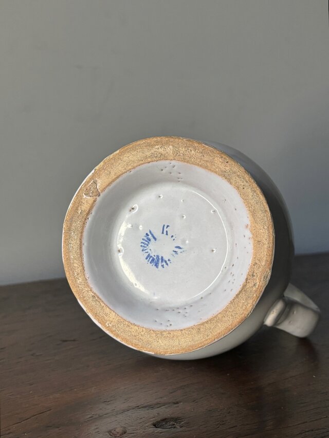 K&G LUNÉVILLE リュネヴィル ピシェ ピッチャー 花器 花瓶 h20.3cm フランス アンティーク 0502028 | iichi 日々の暮らしを心地よくするハンドメイドや ...