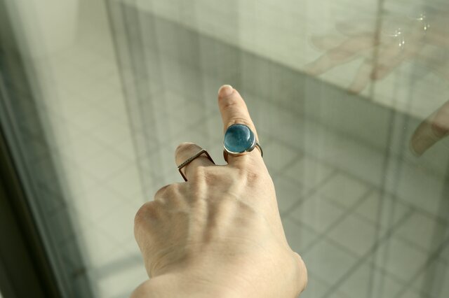 [人魚のaquamarin]ring | iichi 日々の暮らしを心地よくするハンドメイドやアンティークのマーケットプレイス
