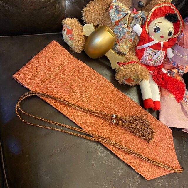 リメイク着物ワンピース |セミロング丈｜化繊 | 洗える | 帯サッシュベルト付き | 和洋折衷スタイル KW-635 | iichi 日々の暮らしを心地よくするハンドメイドやアンティークの ...