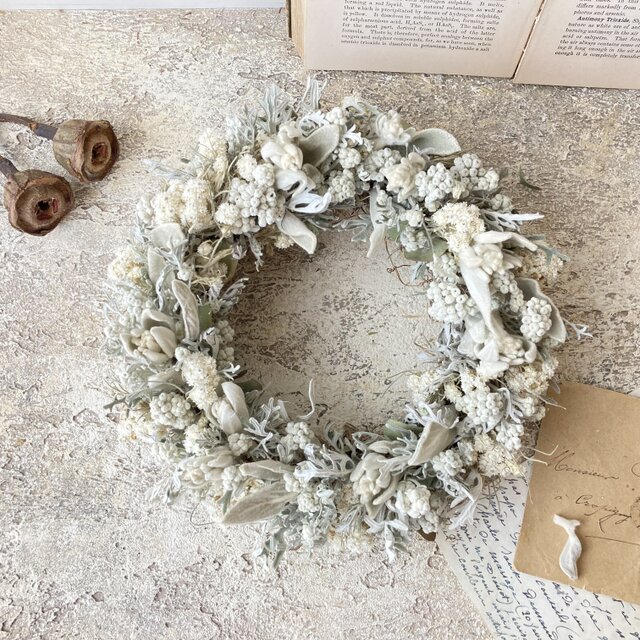 Snow wreath。。。20 | iichi 日々の暮らしを心地よくするハンドメイドやアンティークのマーケットプレイス