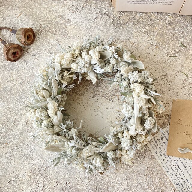 Snow wreath。。。20 | iichi 日々の暮らしを心地よくするハンドメイドやアンティークのマーケットプレイス