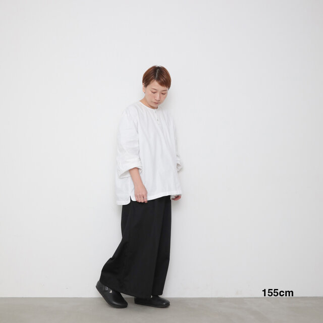 Maki pants - beige / black | iichi 日々の暮らしを心地よくするハンドメイドやアンティークのマーケットプレイス