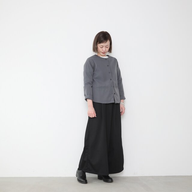 Maki pants - beige / black | iichi 日々の暮らしを心地よくするハンドメイドやアンティークのマーケットプレイス