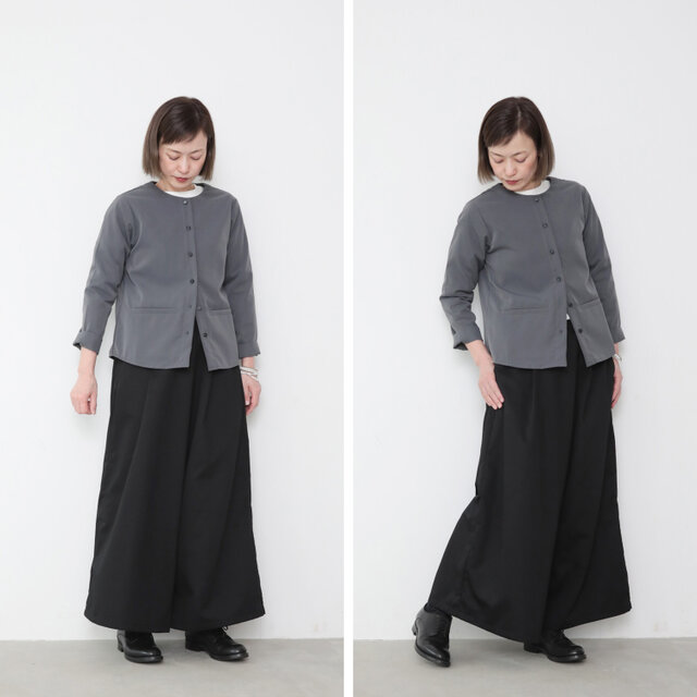 Maki pants - beige / black | iichi 日々の暮らしを心地よくするハンドメイドやアンティークのマーケットプレイス